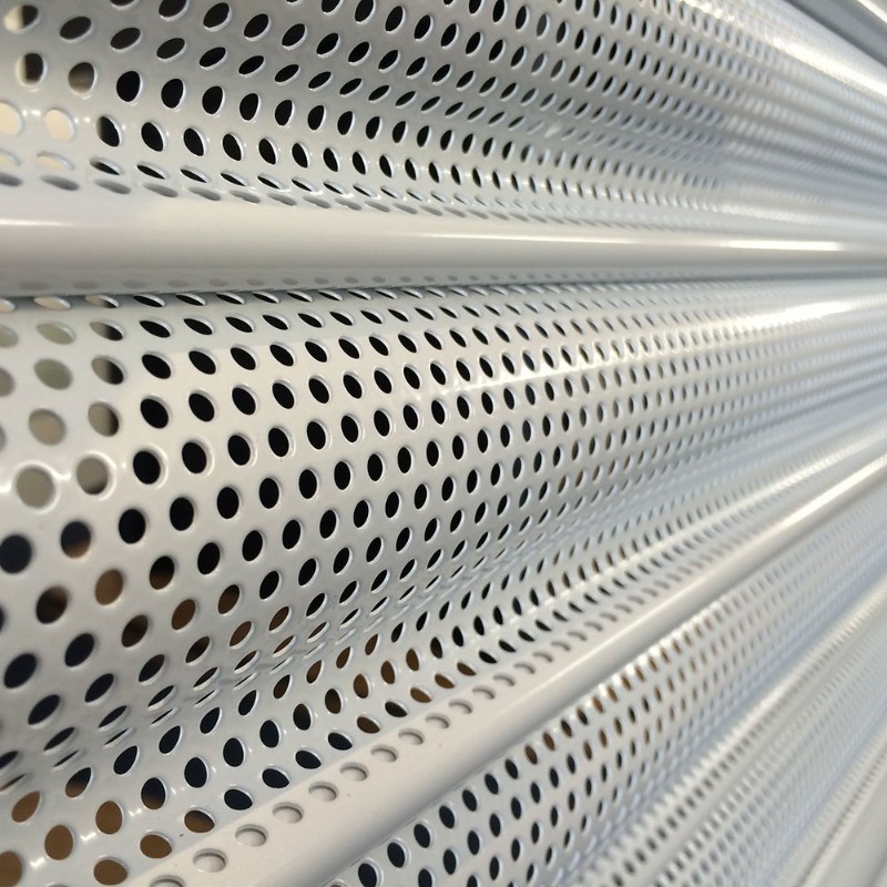 Perforated Roller Shutters for retail storefronts, display windows, and ...